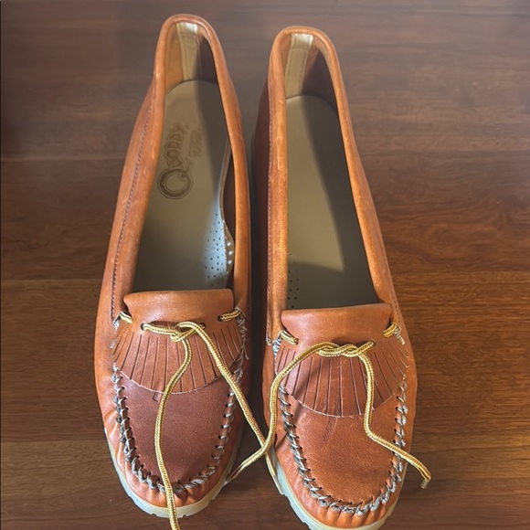 Quoddy | Shoes | Quoddy Tan Moccasin Shoes With Whipstitching | Poshmark